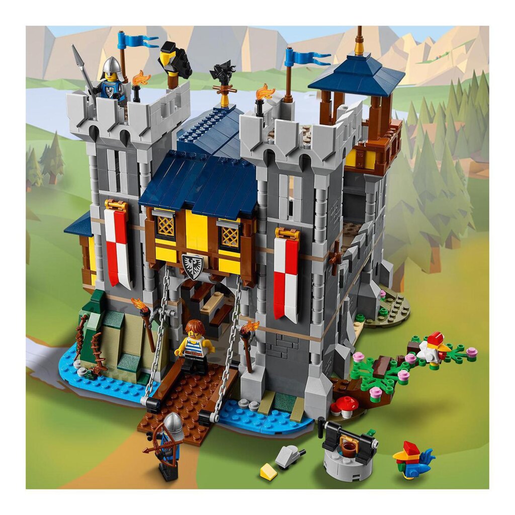 LEGO® Creator 3 v 1 31120 Stredoveký hrad - Pompo.sk - Hračky online