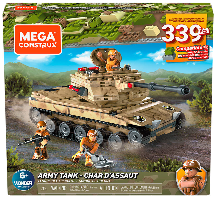 MEGA BLOKS VOJENSKÝ TANK - Pompo.cz - Hračky online