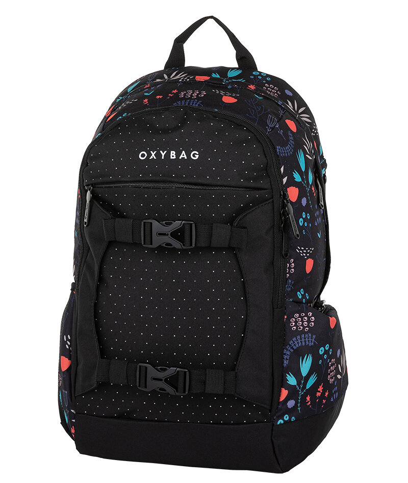 Oxybag Studentský batoh OXY Zero Flowers - Pompo.cz - Hračky online