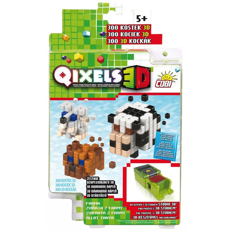 QIXELS 3D Tématické sada - Pompo.cz - Hračky online