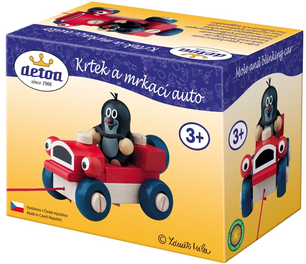 Detoa Krtek a mrkací auto - Pompo.cz - Hračky online