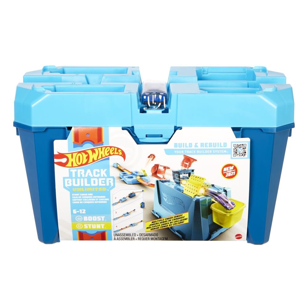 Mattel Hot Wheels TRACK BUILDER BOX - SUPER BOURAČKY - Pompo.cz ...