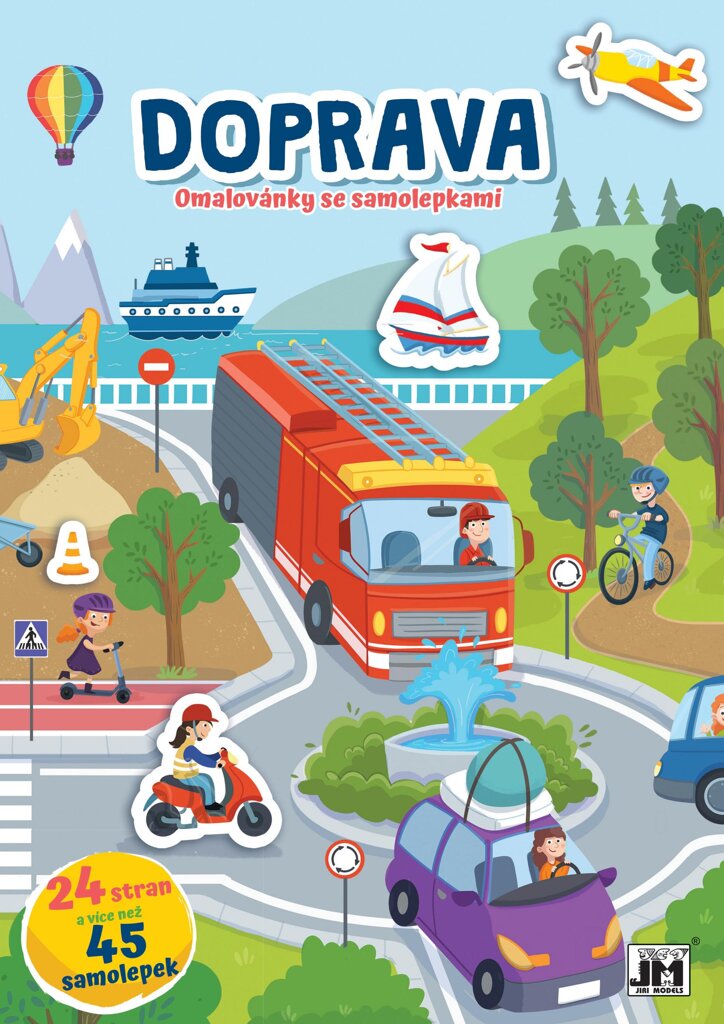 JIRI MODELS Cvičebnice A4 Doprava - Pompo.cz - Hračky online