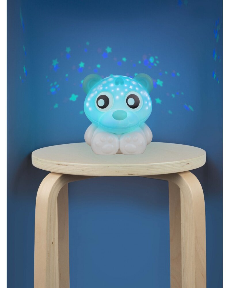 Playgro - Usínací lampička medvídek s projektorem - zeleno-bílý - Pompo ...