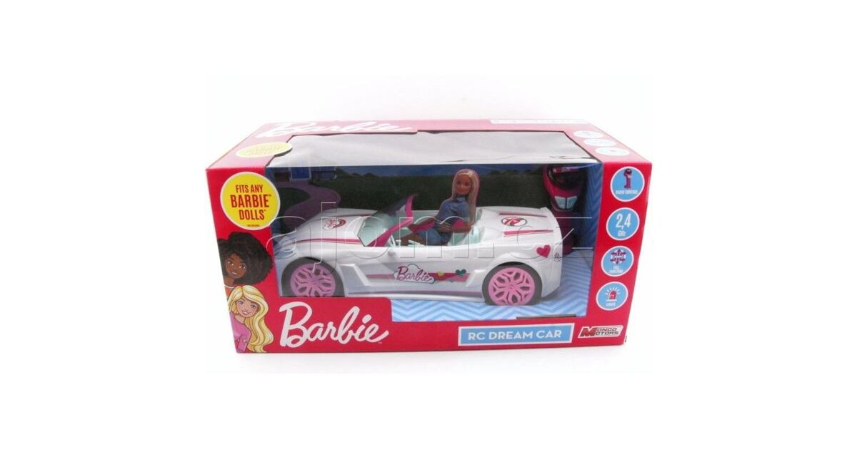 RC Barbie Dream car 2,4 Ghz bílá - Pompo.cz - Hračky online