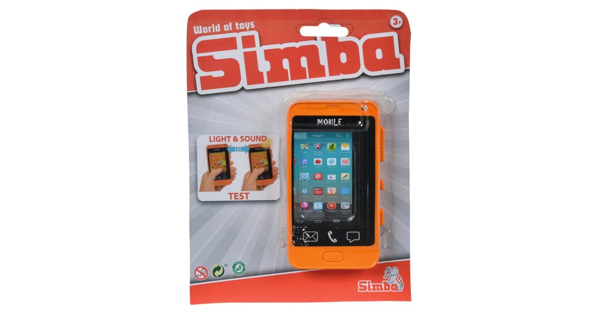 Simba Mobilní telefon s dotykovým displejem - Pompo.cz - Hračky online