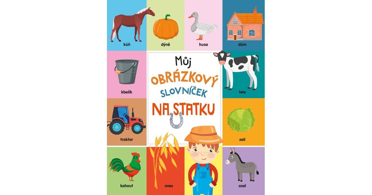 Můj obrázkový slovníček: Na statku - Pompo.cz - Hračky online