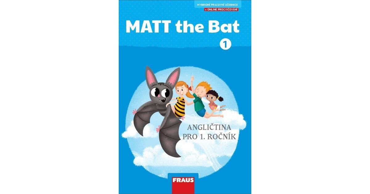 MATT the Bat 1 - Hybridní pracovní učebnice - Pompo.cz - Hračky online